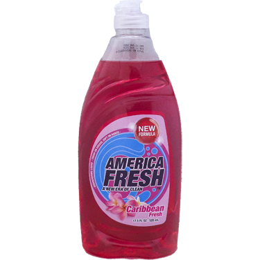 America Fresh Dishwashing Liquid Caribbean Fresh 520ml - Avoda
